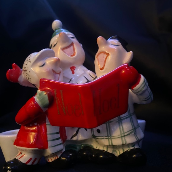 Holiday | Vintage Holt Howard Trio Carolers Candle Holder | Poshmark